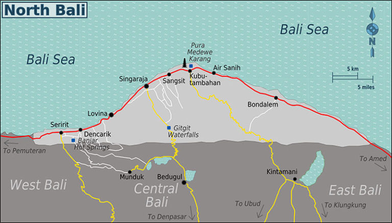 Guide complet pour visiter le Nord de Bali (Bedugul, Lovina, Banjar ...